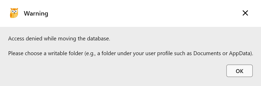 Change the Database Storage Location | RcloneView Support Center